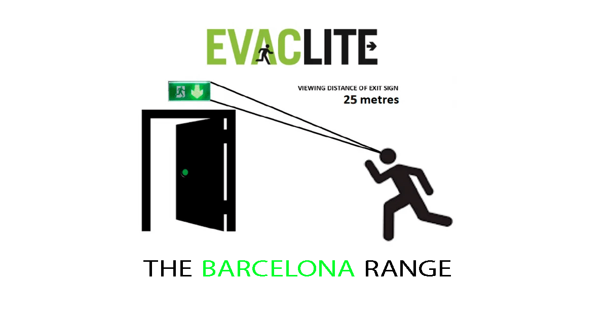 The Barcelona Range | Dynamic Emergency Exit Signage
